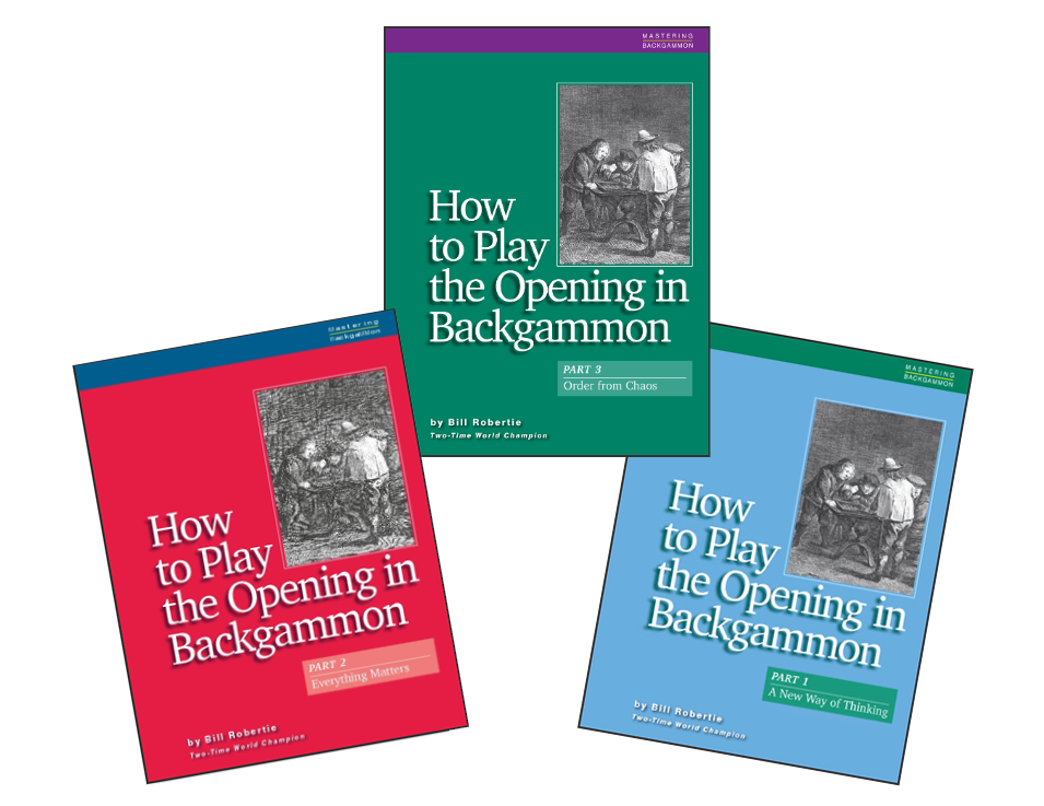 How to Play the Opening in Backgammon 3 Book Set | The Gammon Press